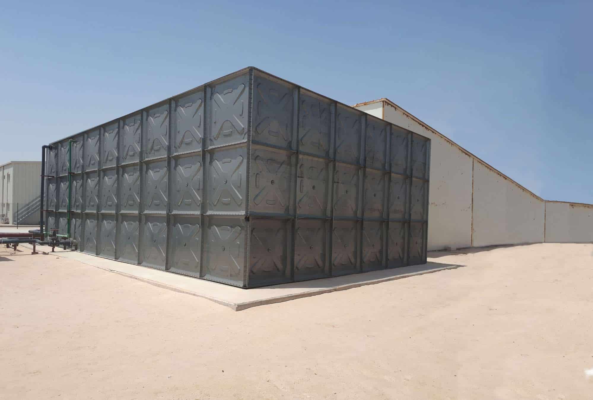 Magnafuse Kaplı Modüler Su Deposu - Desan Mühendislik